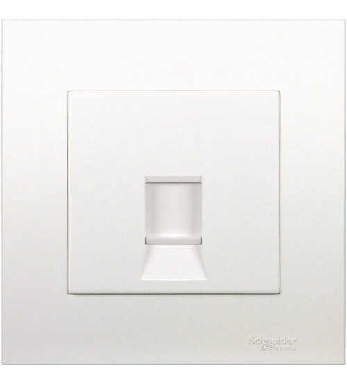 1G CAT 6 DATA OUTLET WITH SHUTTER, WE